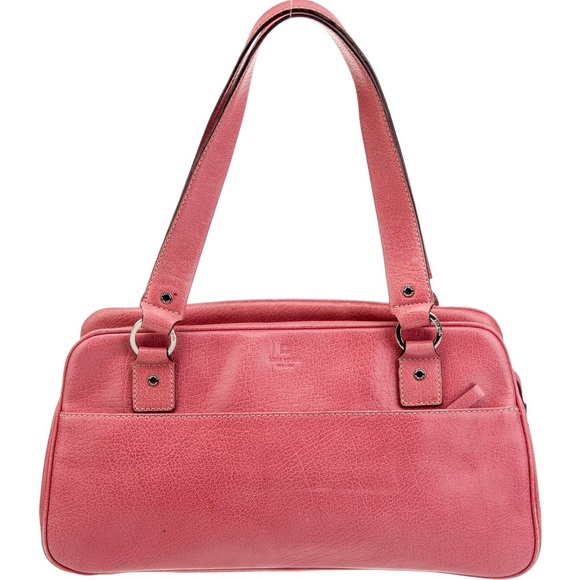 kate spade | Bags | Rare Vintage Kate Spade Pink Leather Shoulder Bag ...